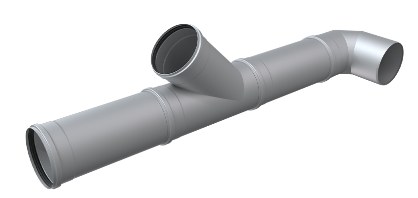 10 inch Drain Pipe (250mm) and Fittings - ACO BD